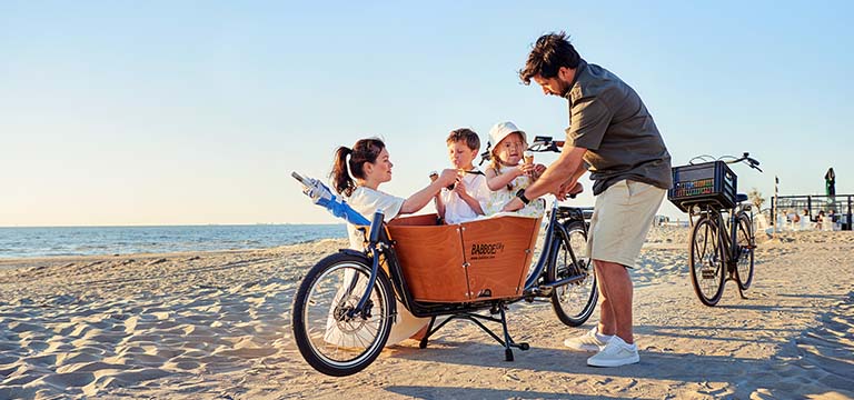 Een papafiets of vaderfiets voor vaderdag | Babboe