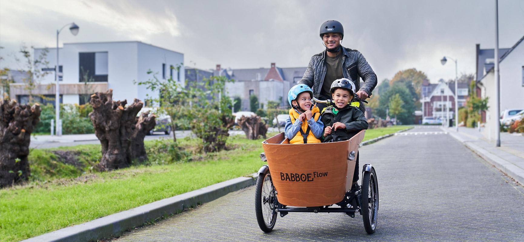 Een papafiets of vaderfiets voor vaderdag | Babboe